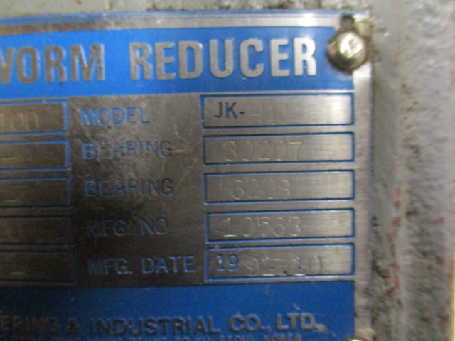 Редуктор червячный WORM REDUCER C-100 C100 model: jk-hw ratio 100:1 ...